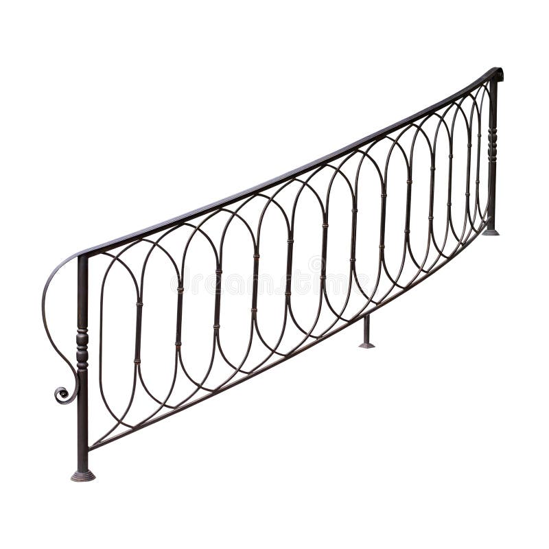 Vintage and Modern Balcony Railings Vector Illustrations Set Stock ...