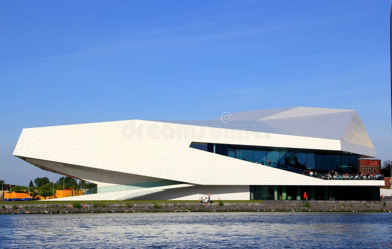 Modern Opera House in Amsterdam Editorial Photography - Image of ...