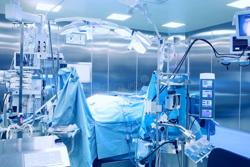 Modern operating room stock photo. Image of patient, healthcare - 37658406
