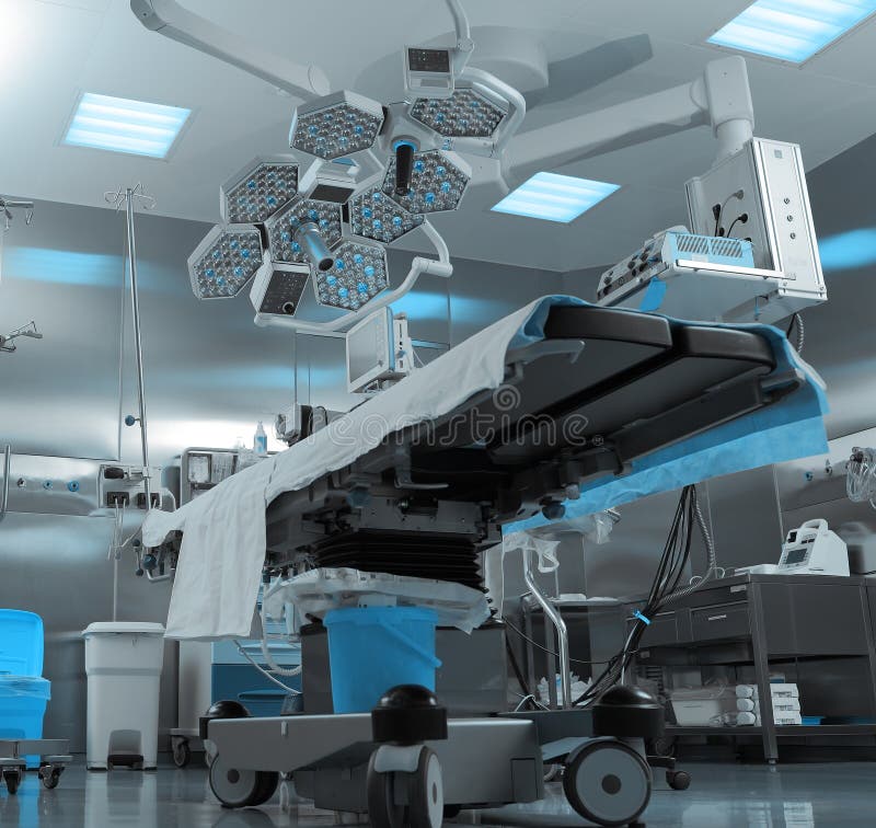 Modern Operating Room for an X-ray Manipulation Stock Photo - Image of ...