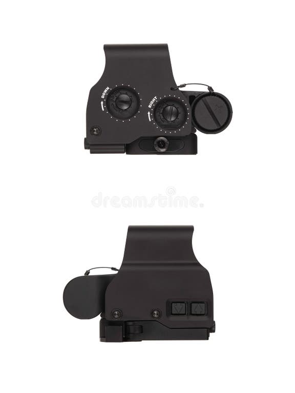 Modern Optical Collimator Sight. Red Dot Aiming Device for Shooting at ...
