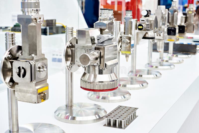 Modern Optical Systems for High-precision Welding Stock Photo - Image ...