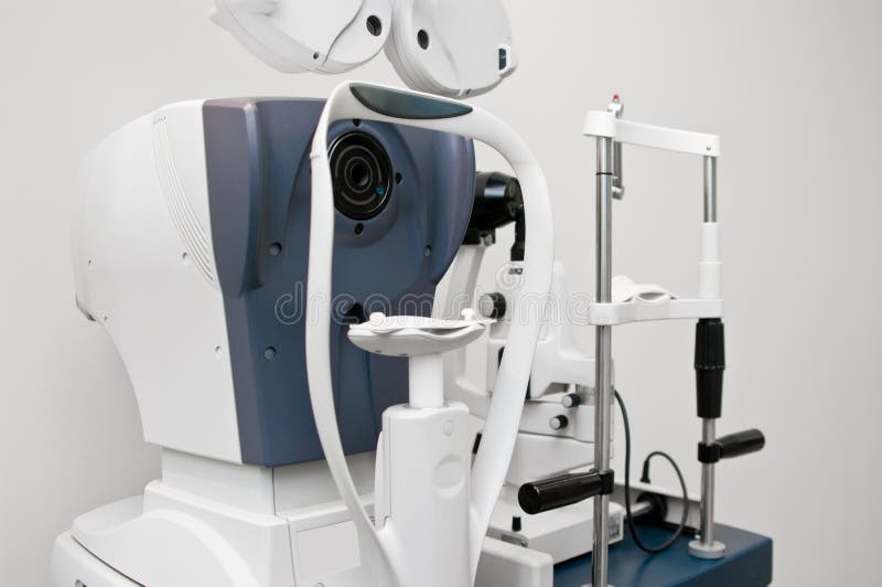 Modern optometrist diopter stock photo. Image of computer - 95311514