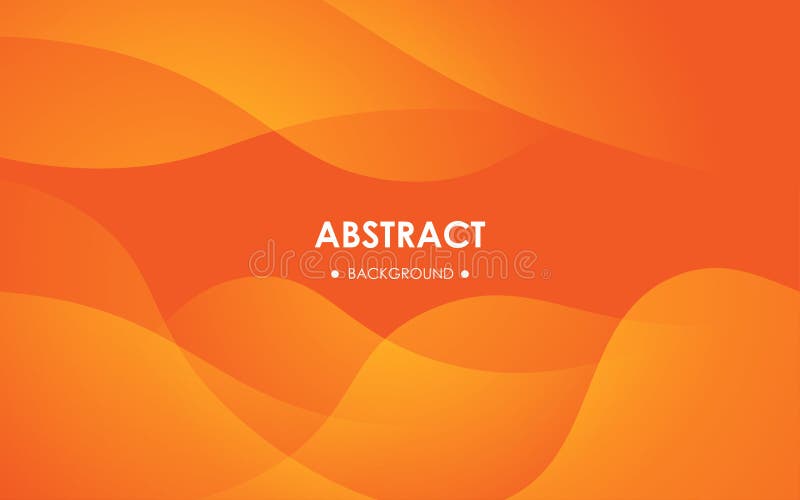 Modern Orange Colorful Liquid Geometric Background, with Wave Shape ...