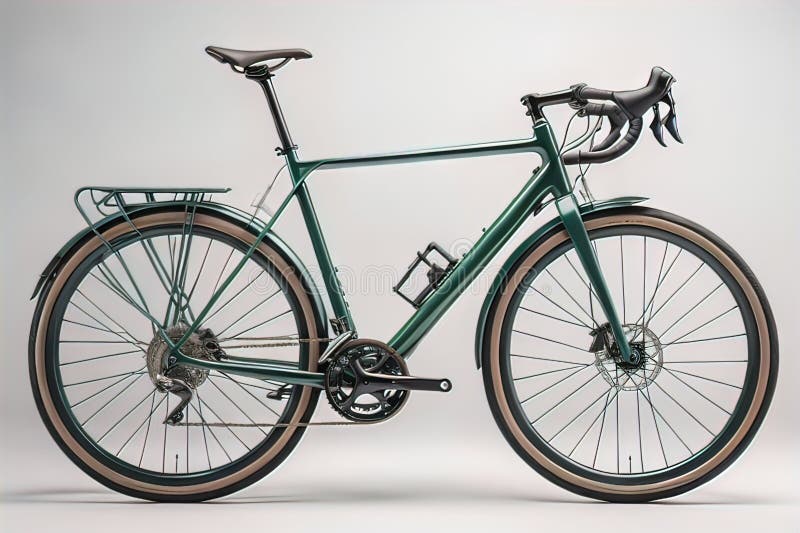 Modern Orange Mountain Bike. Ai Generative Stock Illustration ...