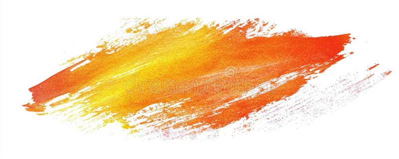 This Modern Orange Paint Texture is Isolated on White - Perfect for a ...