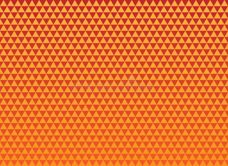Modern Orange Seamless Triangle Pattern, Vector Illustration Stock ...