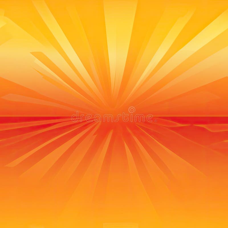 Modern Orange Sunburst Background with Soft-edged Shapes (tiled Stock ...