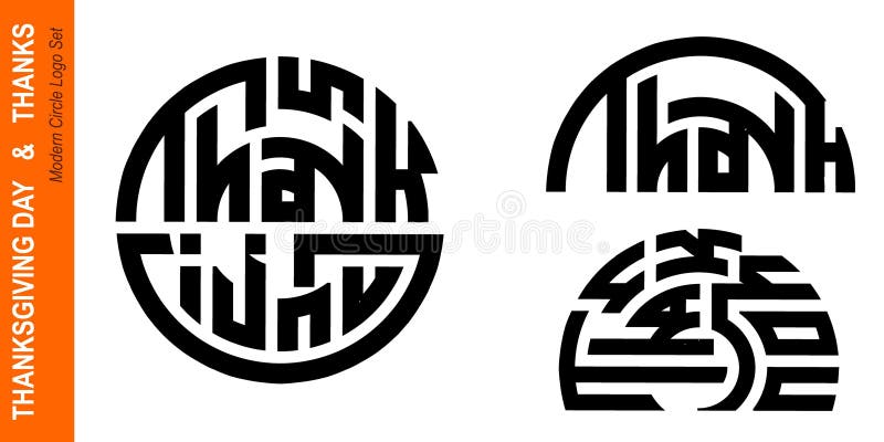 Modern Orange Thanksgiving Front and Back Greeting Cards, Features an ...