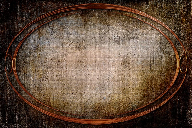 Modern Oval Frame on Background with Texture Stock Illustration ...