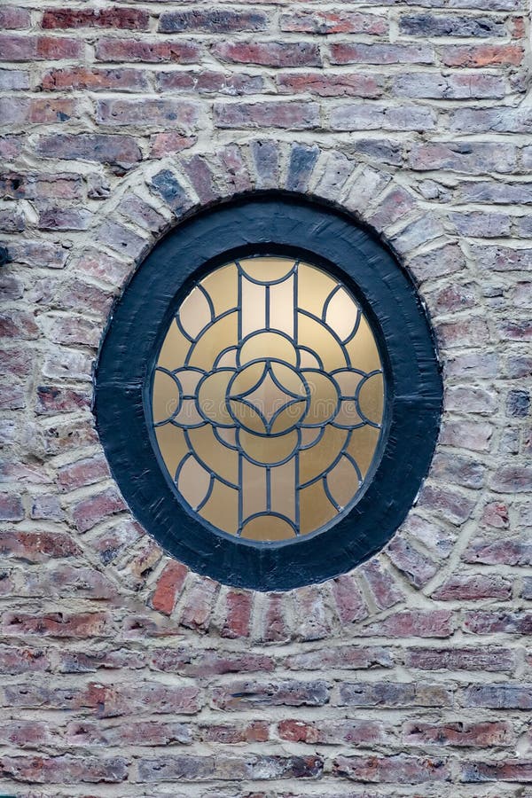 Modern Oval Window stock photo. Image of glass, exterior - 306506572