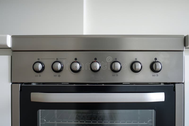 Modern Oven Control Panel stock photo. Image of closeup - 316637864