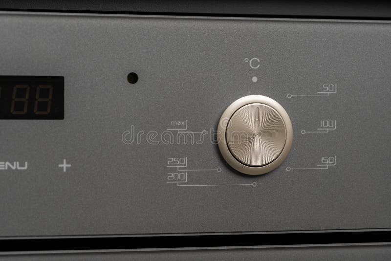 Modern Oven Mode Control Button Close Up Stock Image - Image of ...
