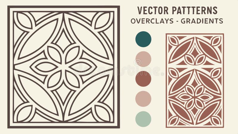 Overlay Vector Patterns, Gradient Backgrounds for Modern and Abstract ...
