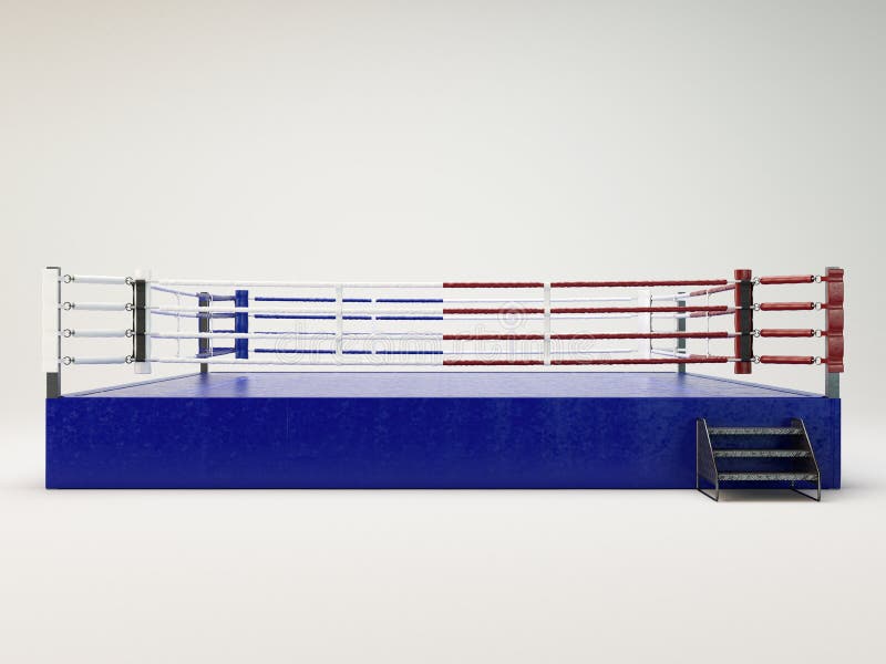 Modern Oversized Boxing Ring Stock Illustration - Illustration of ...