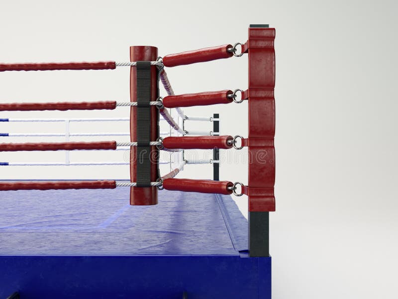 Modern Oversized Boxing Ring Stock Illustration - Illustration of ...