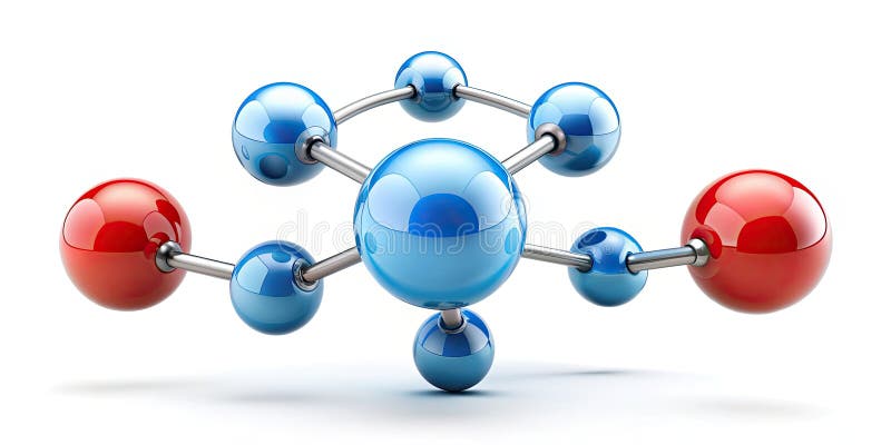Modern Oxygen Molecule Icon a Visual Representation of Breathing ...
