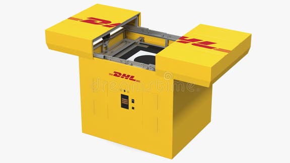 Modern Package Delivery Self-Service Drop Box Station Stock ...