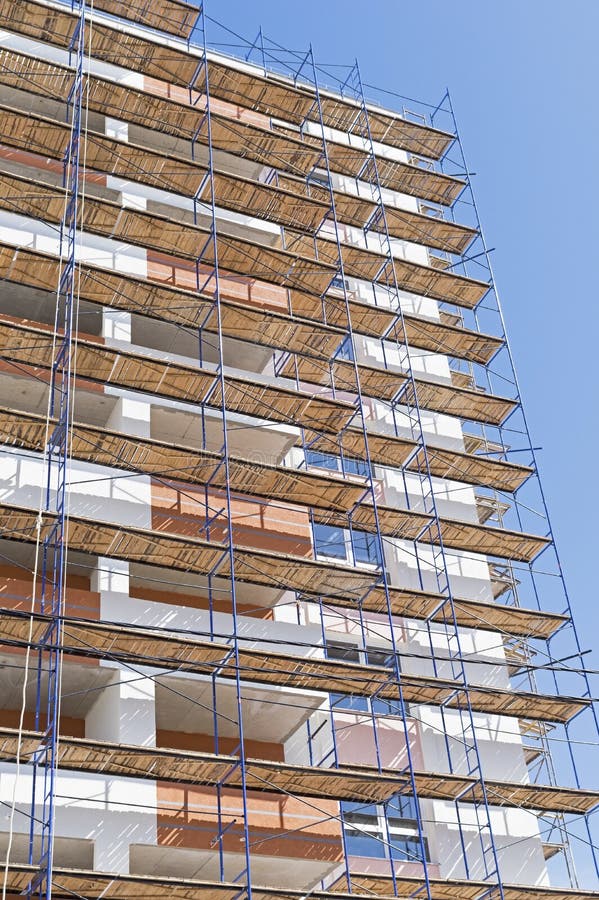 Modern Panel Apartment Building Stock Image - Image of modern ...