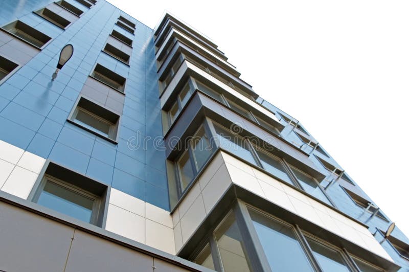 Modern Panel Apartment Building Stock Image - Image of multi, apartment ...