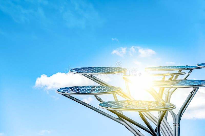 Solar energy . stock image. Image of photovoltaic, backgrounds - 184274275