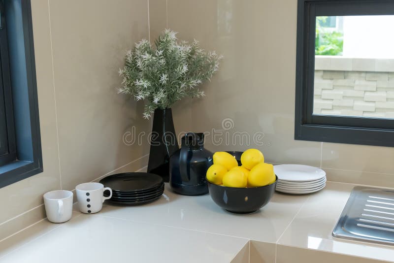 Modern Pantry with Utensils Stock Photo - Image of glass, dish: 50112686