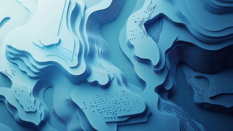 Modern Paper Art Background Showcases Layered Cut Outs Transforming ...