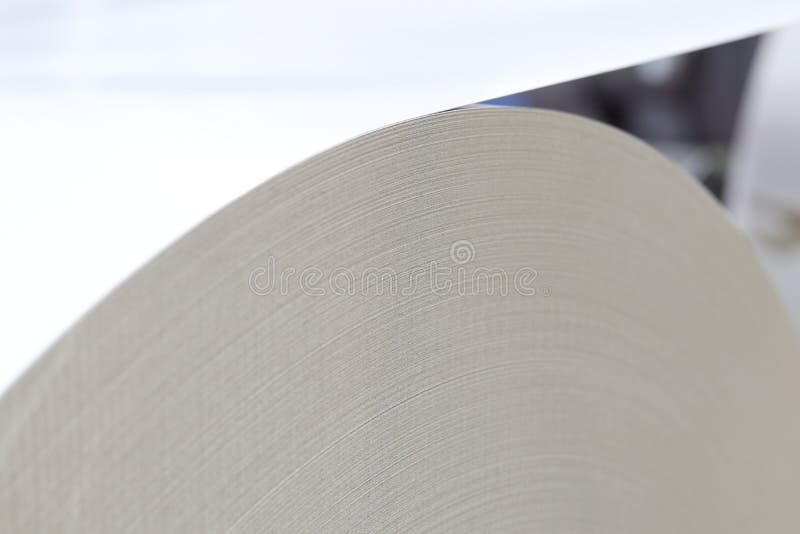 Modern Paper Cutting Machine Stock Photo - Image of machine, making ...