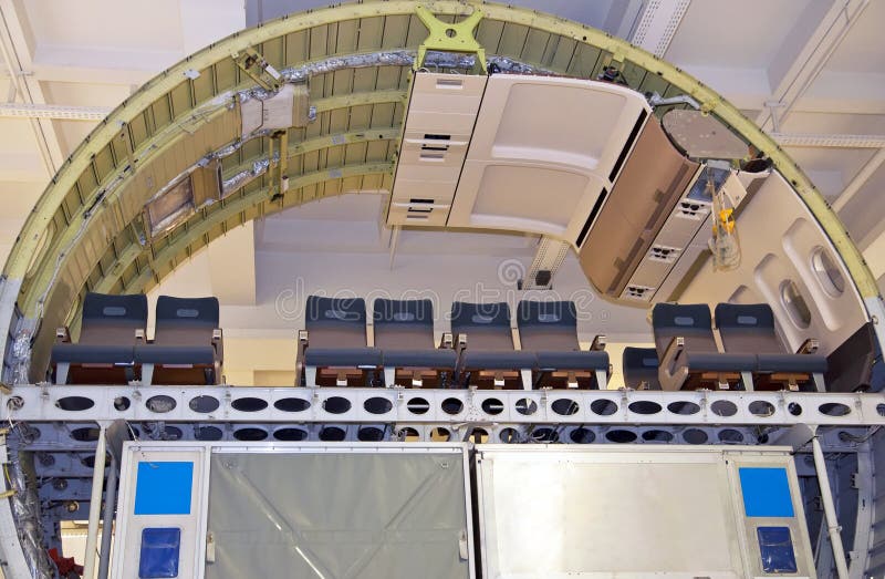 Modern Passenger Aircraft Cross Section Editorial Photo - Image of ...