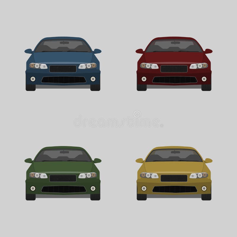 Modern Passenger Car. Auto Design Stock Vector - Illustration of ...