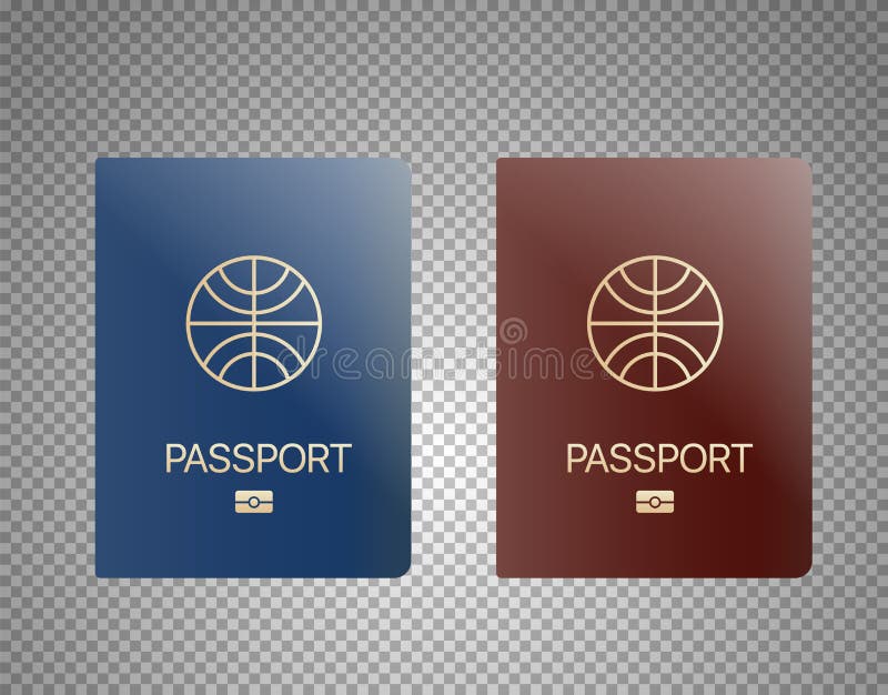 Modern Passport Design Template Stock Vector - Illustration of clipart ...