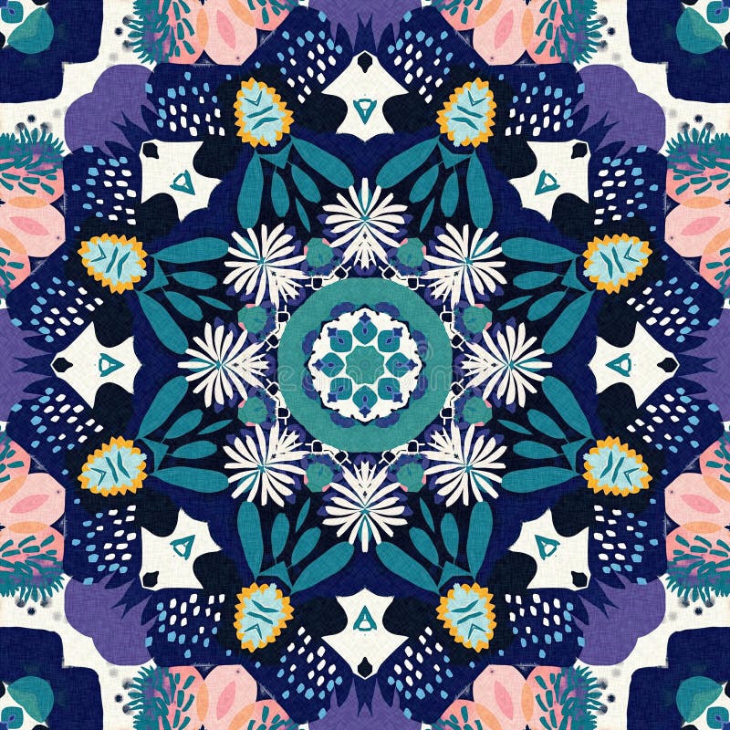 Modern Patchwork Grid Pattern with Fabric Effect Design. Seamless ...