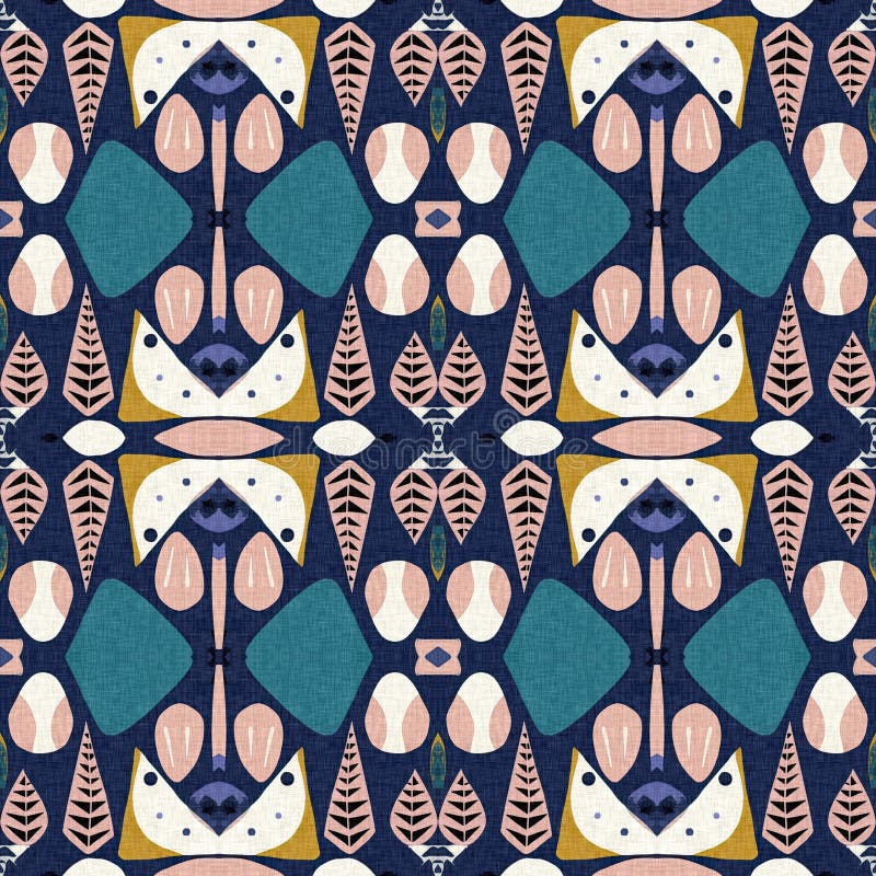 Modern Patchwork Grid Pattern with Fabric Effect Design. Seamless ...