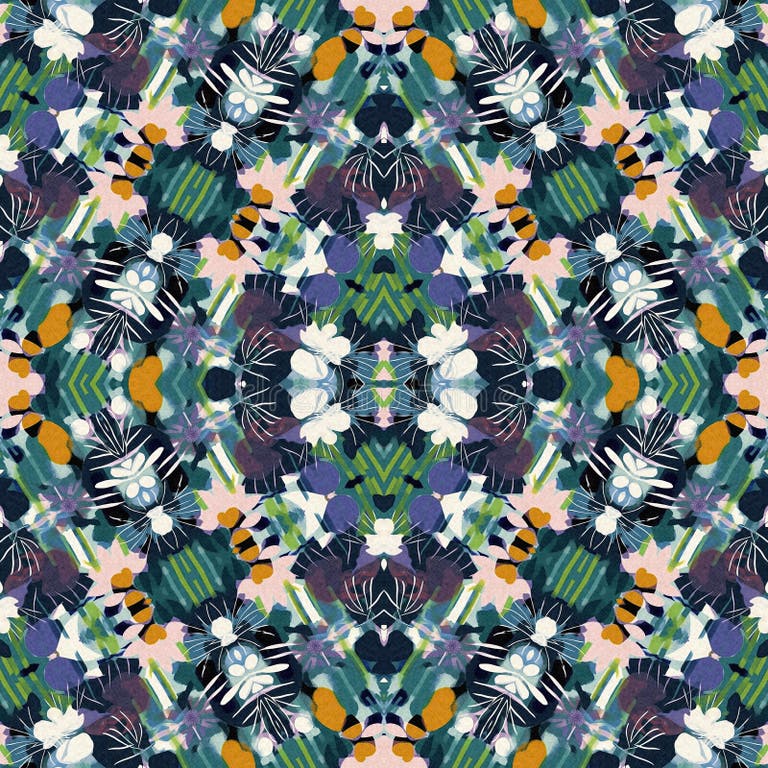 Modern Patchwork Grid Pattern with Fabric Effect Design. Seamless ...