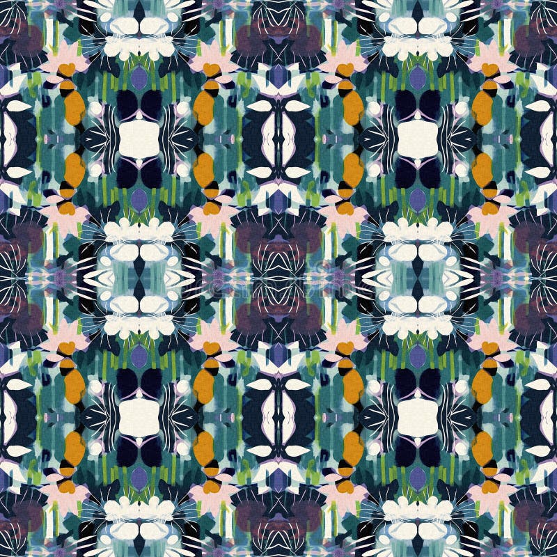 Modern Patchwork Grid Pattern with Fabric Effect Design. Seamless ...