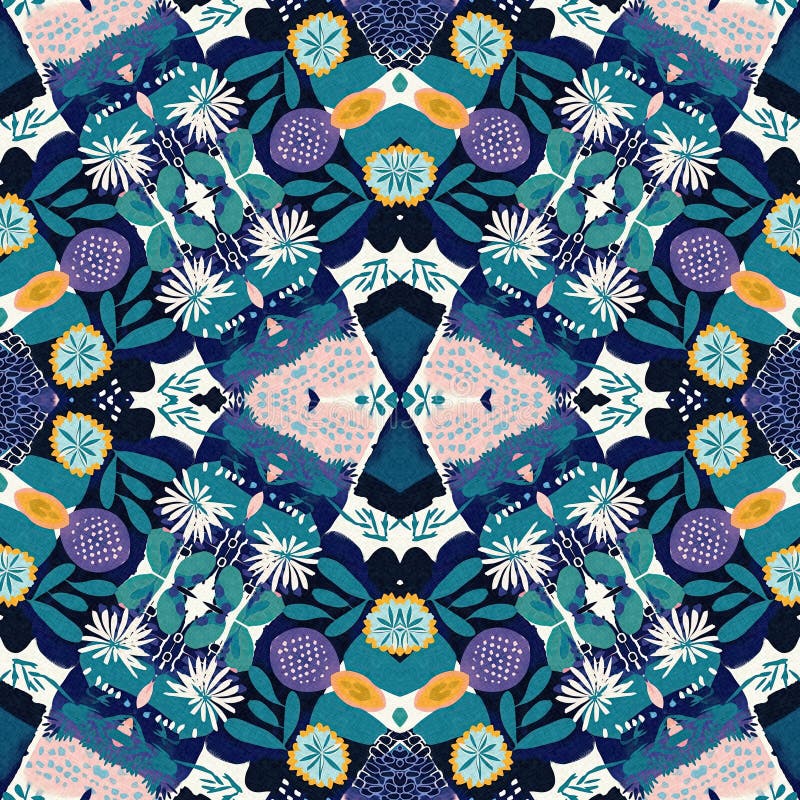 Modern Patchwork Grid Pattern with Fabric Effect Design. Seamless ...