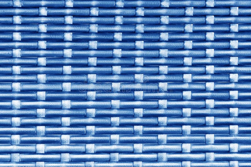 Modern Pattern of Blue Artificial Rattan Texture Background Stock Photo ...