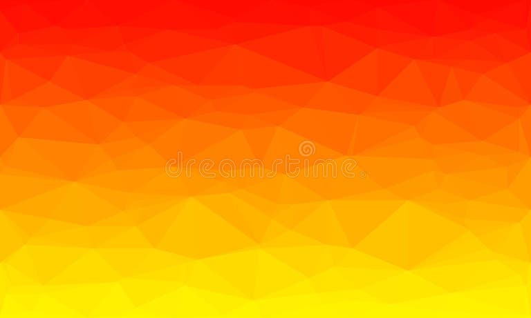 Abstract Polygon Background with Colors of Sun. Pattern Composed of ...