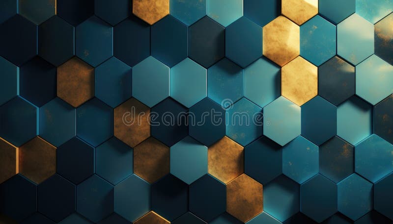 Modern Pattern Geometric, Techie Hexagonal Based Texture Stock ...