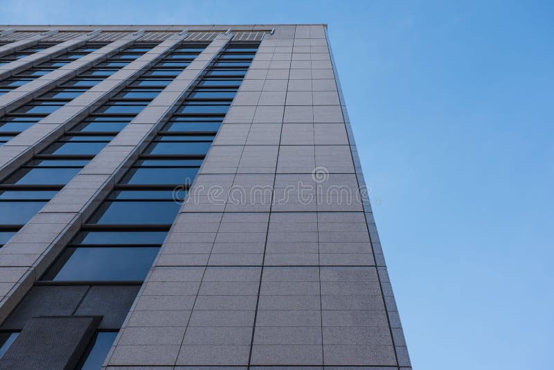 Modern Pattern of High Rise Building and Sky Background Stock Photo ...