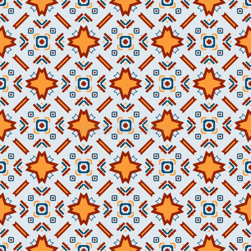 Modern Pattern Ornament. Abstract Shape Seamless Design Ready for Print ...