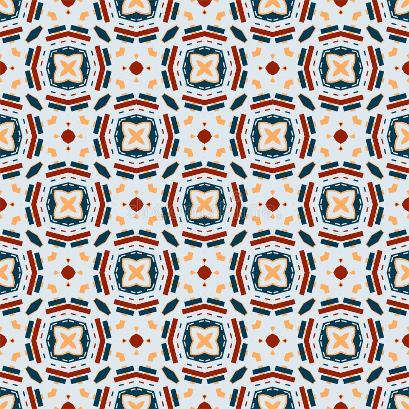 Modern Pattern Ornament. Abstract Shape Seamless Design Ready for Print ...