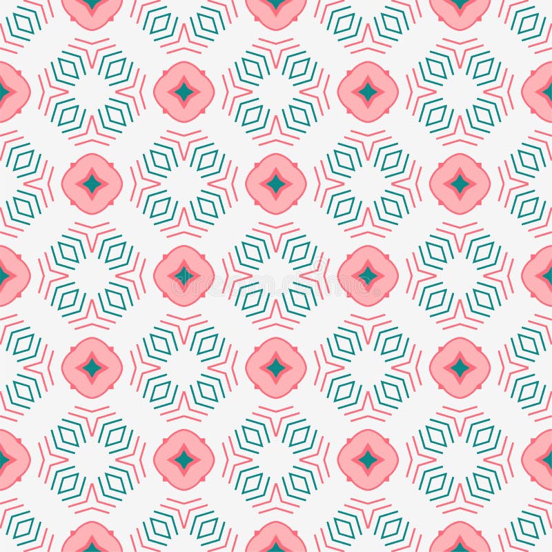 Modern Pattern Ornament. Abstract Shape Seamless Design Ready for Print ...