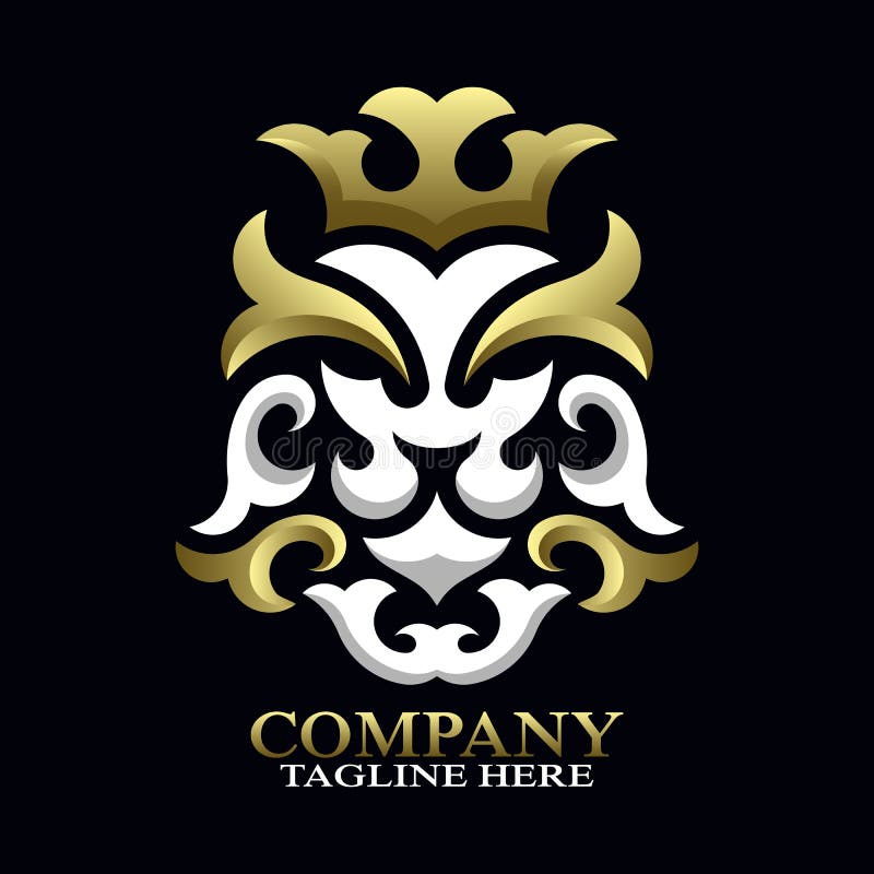 Modern Pattern Royal Lion Logo. Stock Vector - Illustration of luxury ...