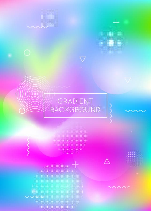 Modern Pattern. Shiny Pearlescent Backdrop. Summer Flyer Stock Vector ...