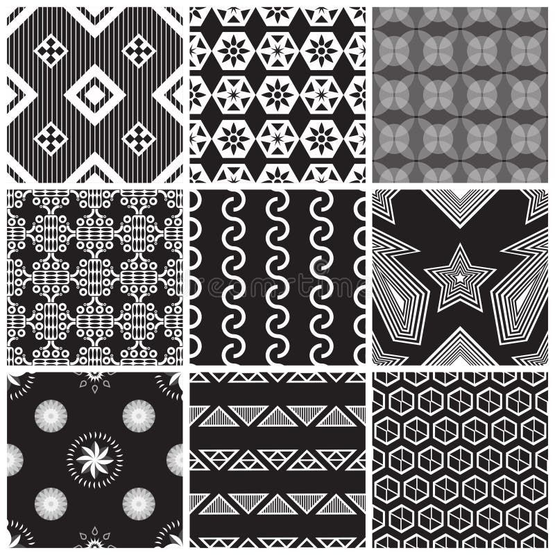 Modern patterns stock vector. Illustration of star, dimension - 47337889