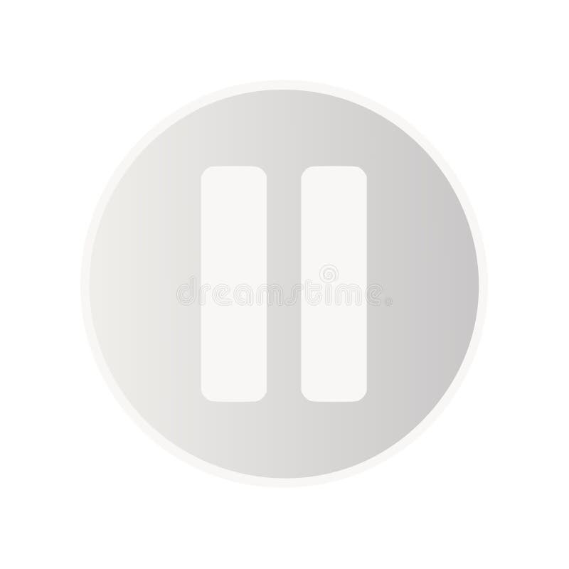 Modern Pause Button Icon Stock Illustrations – 9,964 Modern Pause ...