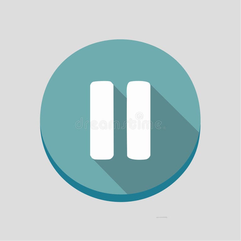 Modern Pause Button Icon Stock Illustrations – 9,964 Modern Pause ...