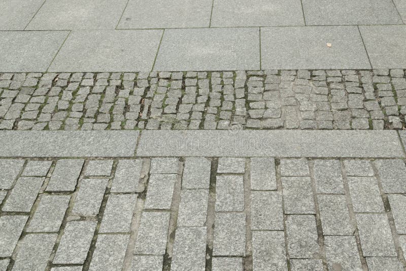 Modern Paved Path stock image. Image of landscaping - 258947963