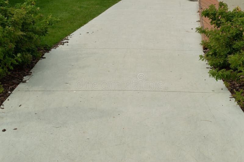 Modern Paved Path stock image. Image of lawn, paving - 258948019